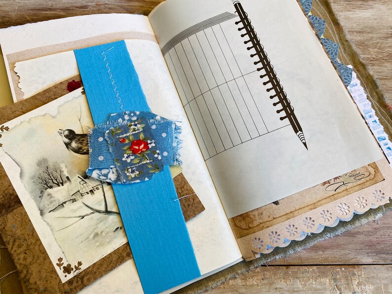 Birds Junk Journal. Bird Themed Handmade Soft Cover Diary. - Etsy