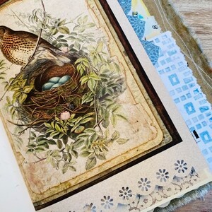 Birds Junk Journal. Bird Themed Handmade Soft Cover Diary. - Etsy