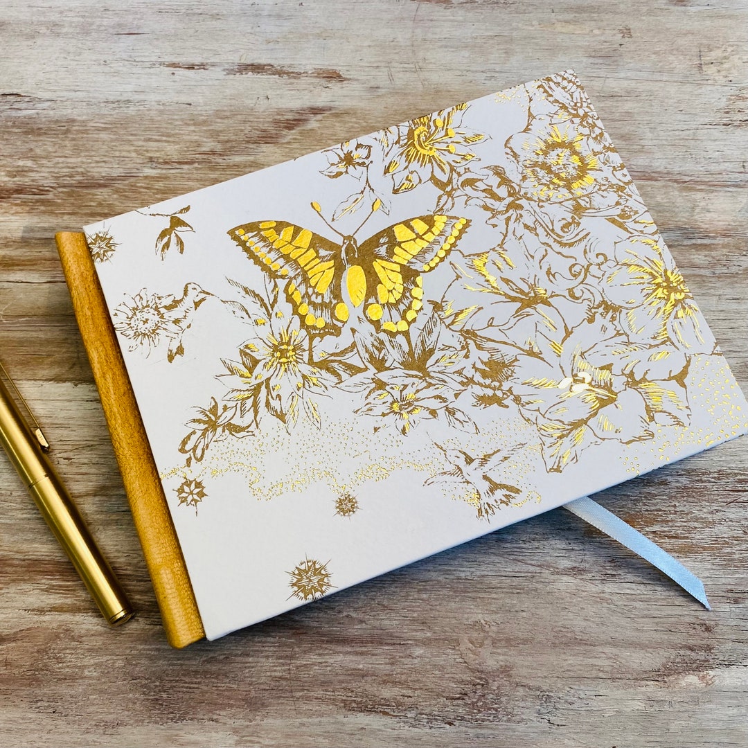 Golden Art Journal. Médium Elegant Notebook for Writing. - Etsy