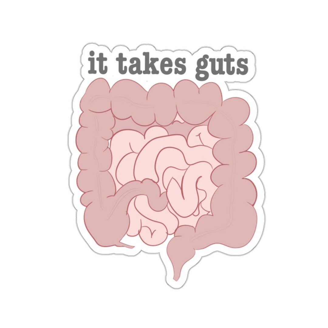It Takes Guts Sticker, Funny Nursing Sticker, Nurse Sticker - Etsy