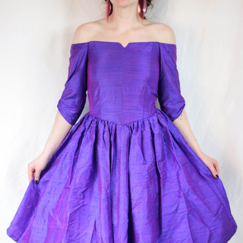 1960s Purple Dress - Etsy