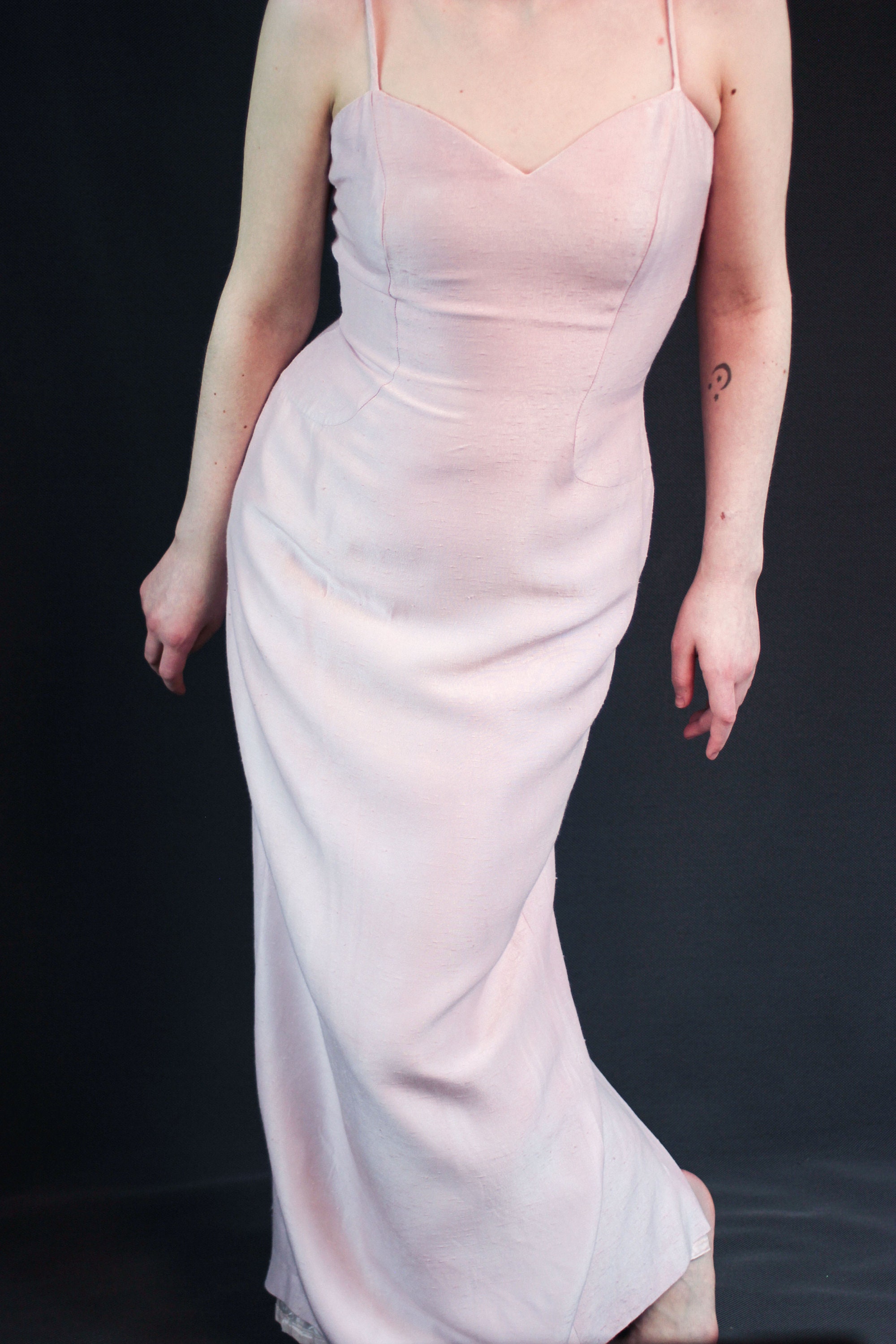 House of Bianchi Pink Evening Dress Sweetheart Neckline | Etsy