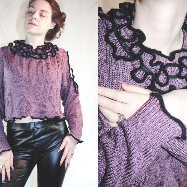 Distressed Sweater - Etsy