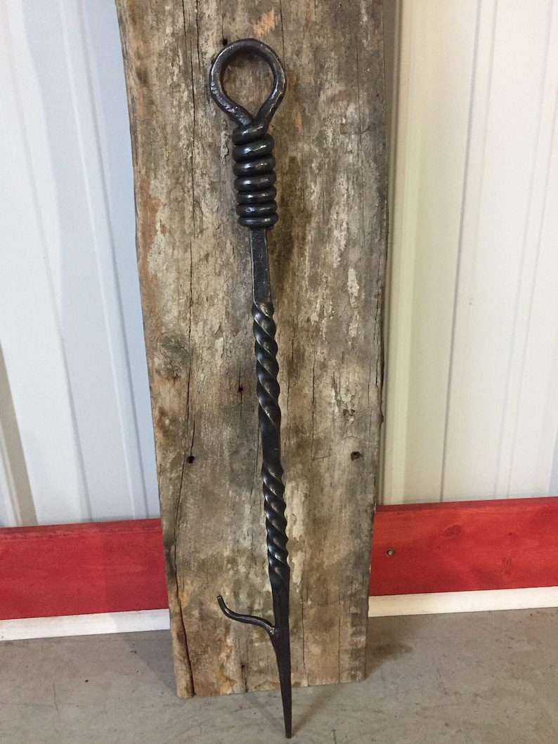 Fireplace Poker, Fireplace Tool, Single Poker, Metal Rod, Fire Poker ...