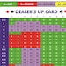 Blackjack Game Strategy Card Sheet Printable Instant Digital Download ...