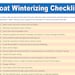 Laminated Boating Winterization Checklist & Boat Advanced Knots How to ...