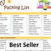 Reusable Ultimate RV Checklist - Packing List - Never Forget Items ...