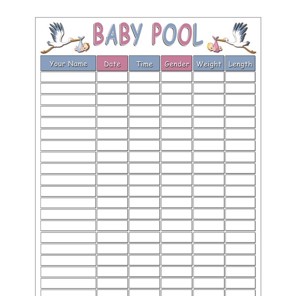 Pool Baby Shower - Etsy