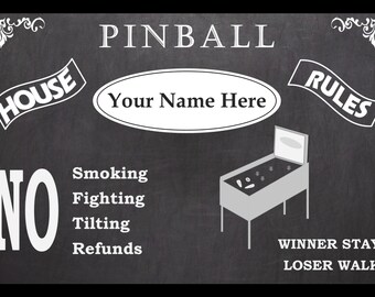 Pinball Machine Poster - Etsy