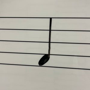 Reusable Laminated Blank Music Staff Paper | Perfect for Writing Notes ...