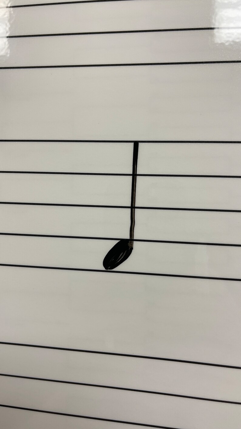 Reusable Laminated Blank Music Staff Paper | Perfect for Writing Notes ...