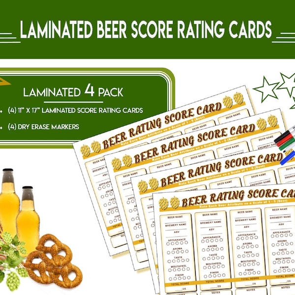 Beer Tasting Score Sheet - Etsy