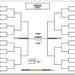 Erasable Tournament Bracket 64 Player/team Single Elimination Blind ...