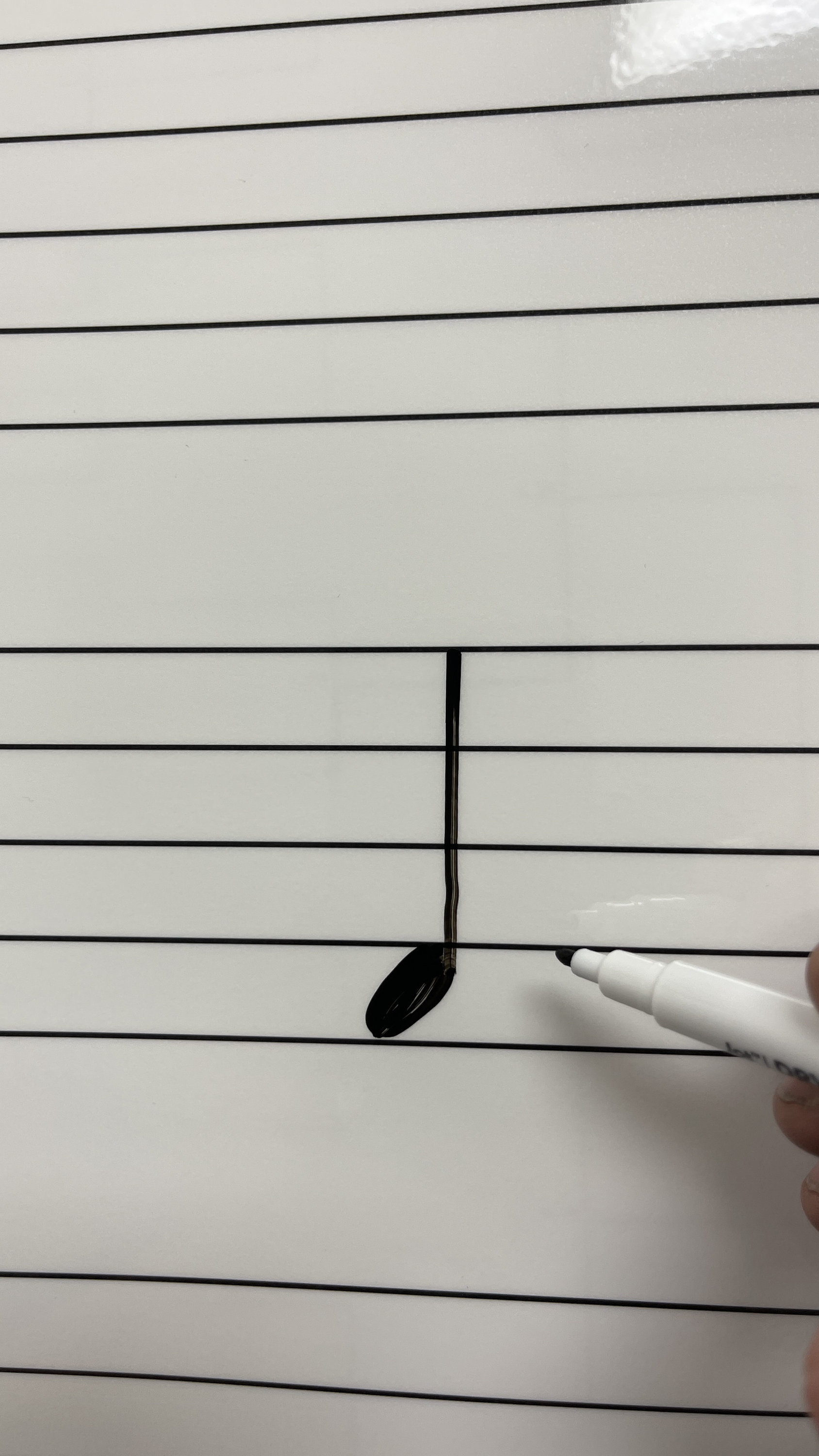 Reusable Laminated Blank Music Staff Paper | Perfect for Writing Notes ...