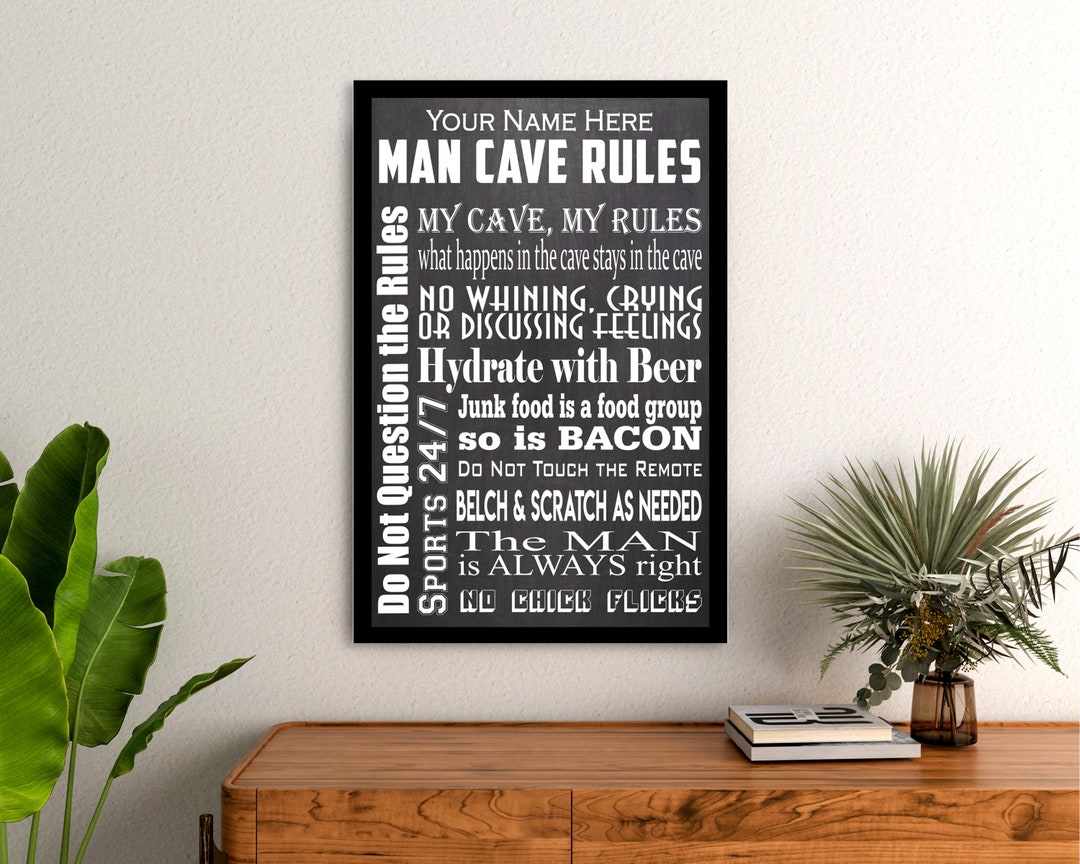 Personalized Custom With Your Name - Vintage Chalkboard Looking Man ...