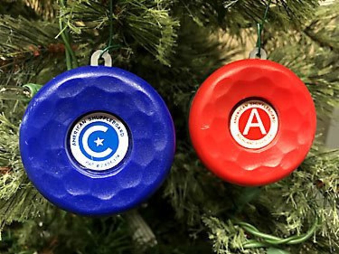 American Table Shuffleboard Puck Weight Christmas Ornament - 2 ...