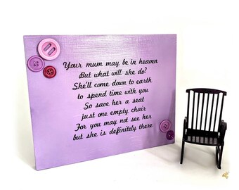 Empty Chair Poem | Etsy