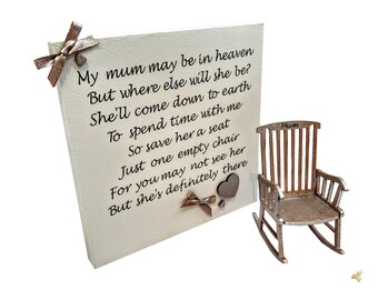 Empty chair poem | Etsy