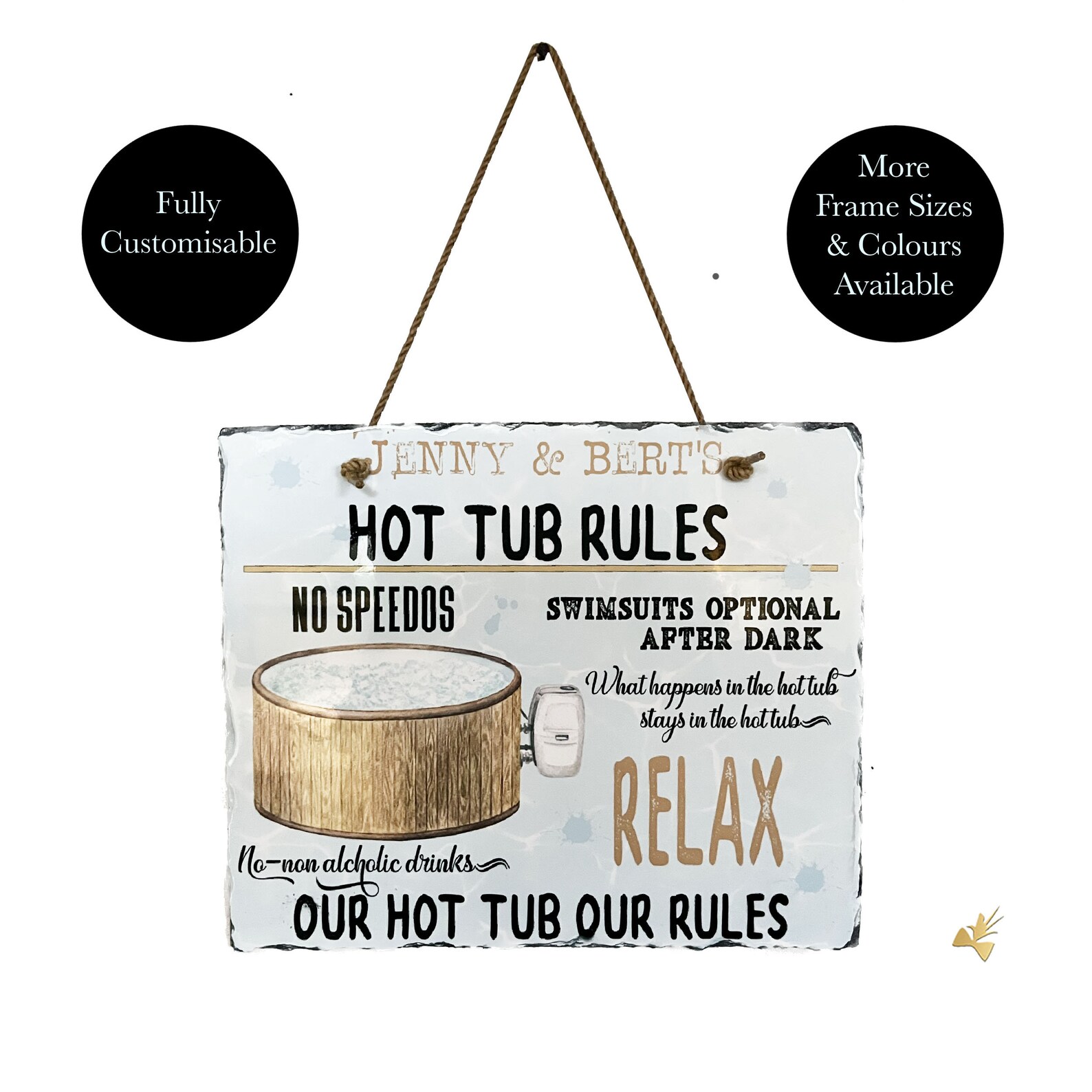 Custom Hot Tub Sign Hot Tub Rules Sign Personalised Hot Tub - Etsy UK