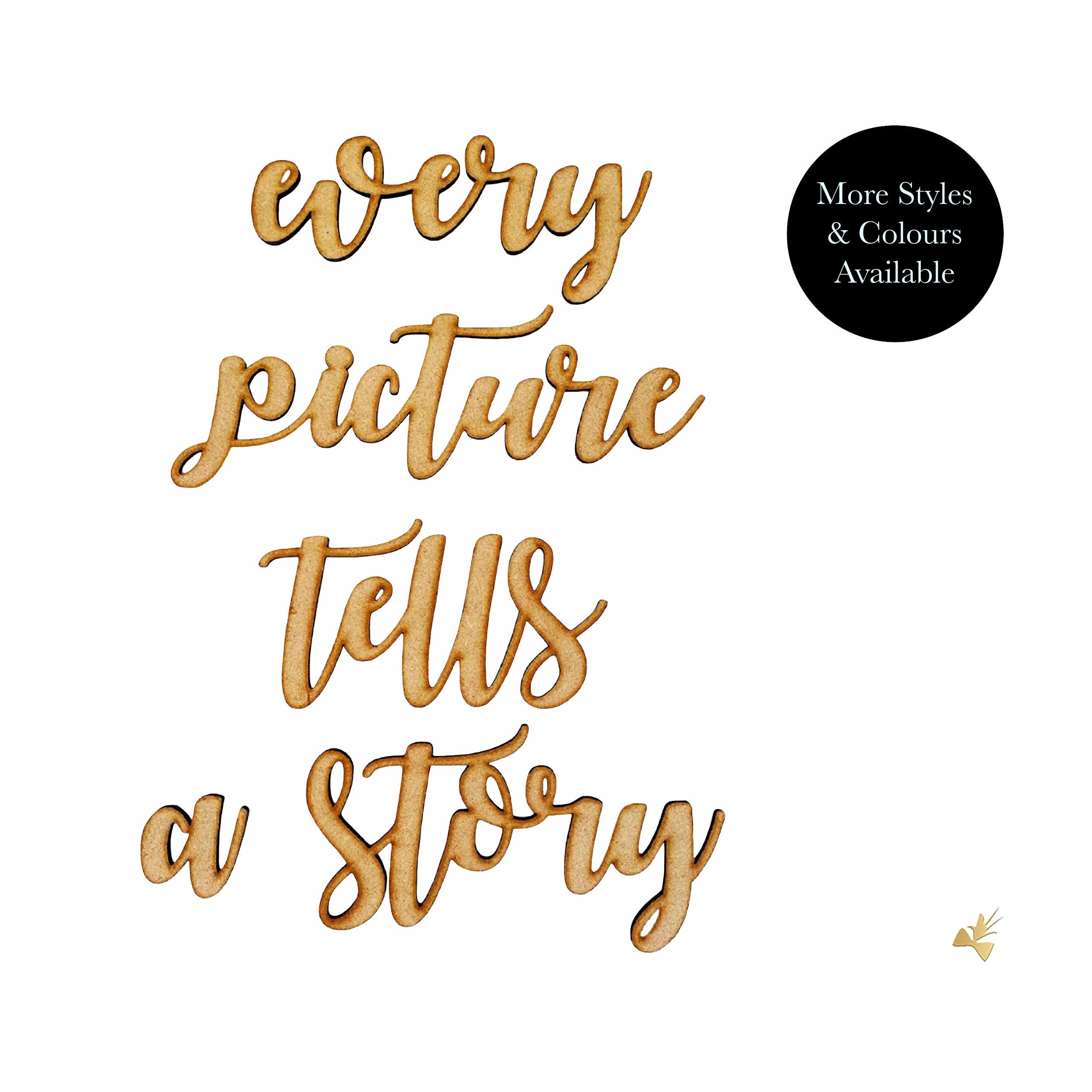 Every Picture Tells a Story Wooden Words Gallery Wall Sign - Etsy UK