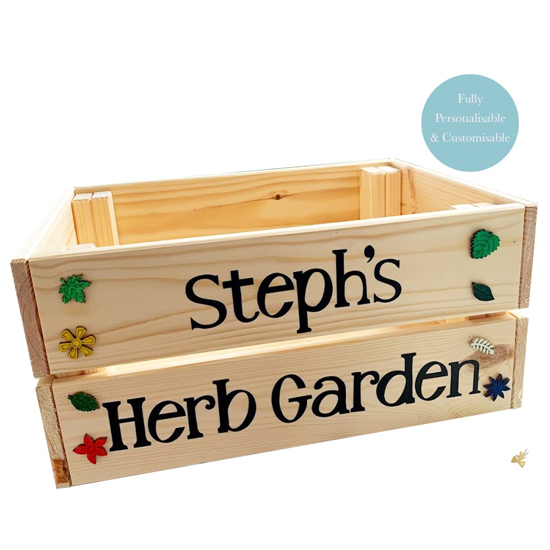 Personalised Garden Tool Storage, Personalised Birthday Gift Box ...