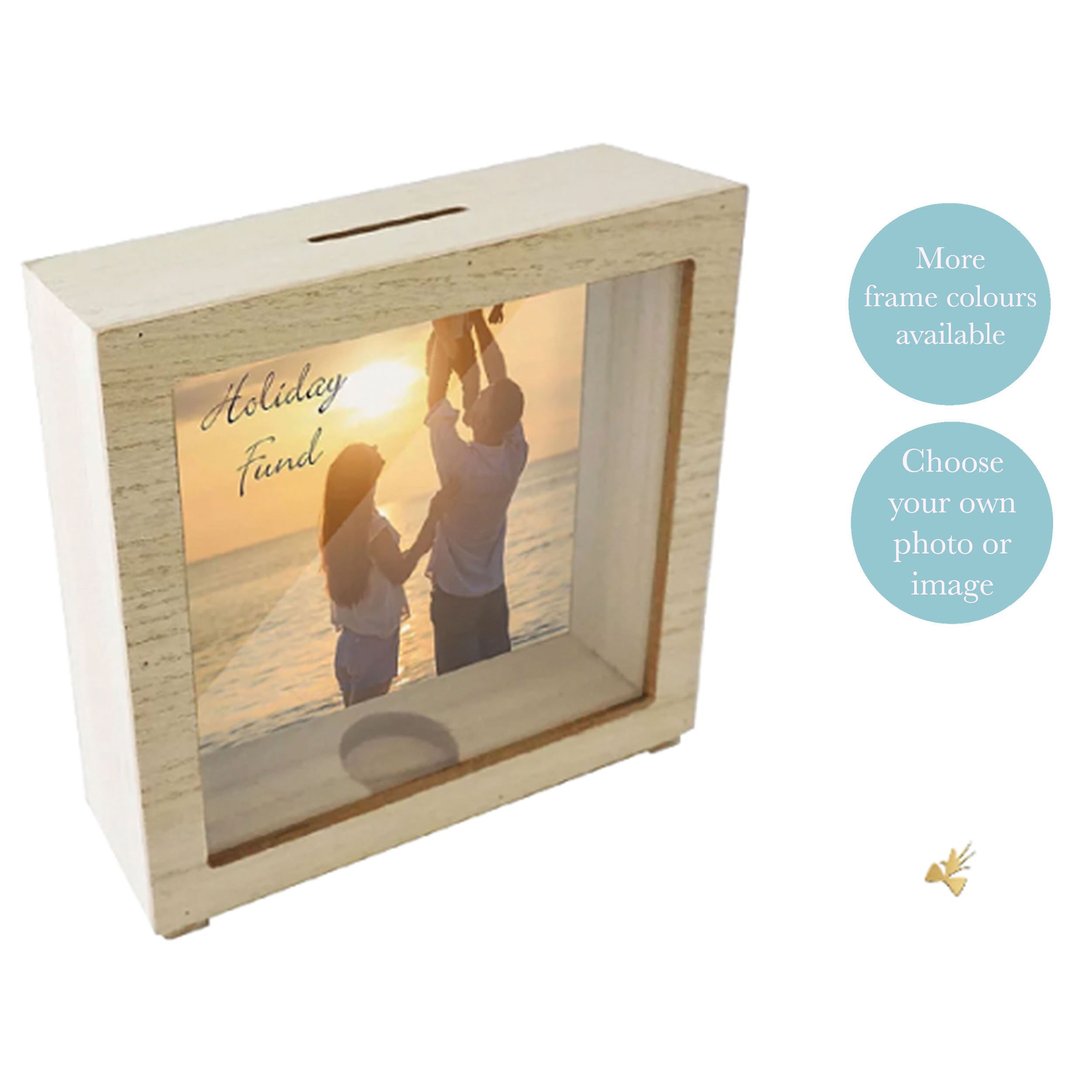 Personalised Money Box Frame Custom Photo Money Boxes - Etsy UK