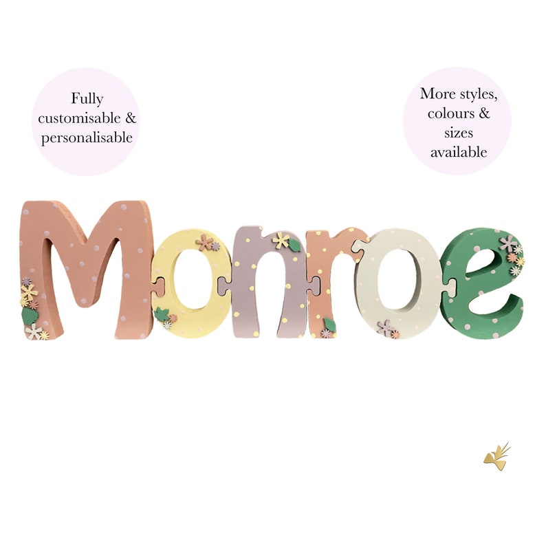 Wooden Name Puzzle Laser Cut Name Sign Name Jigsaw Jigsaw - Etsy UK