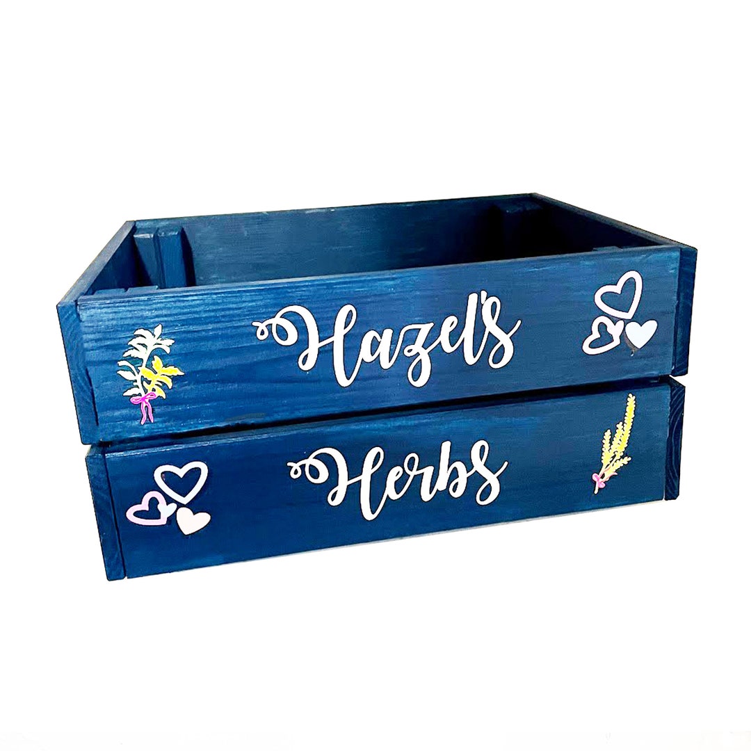 Personalised Garden Tool Storage, Personalised Birthday Day Gift Box ...