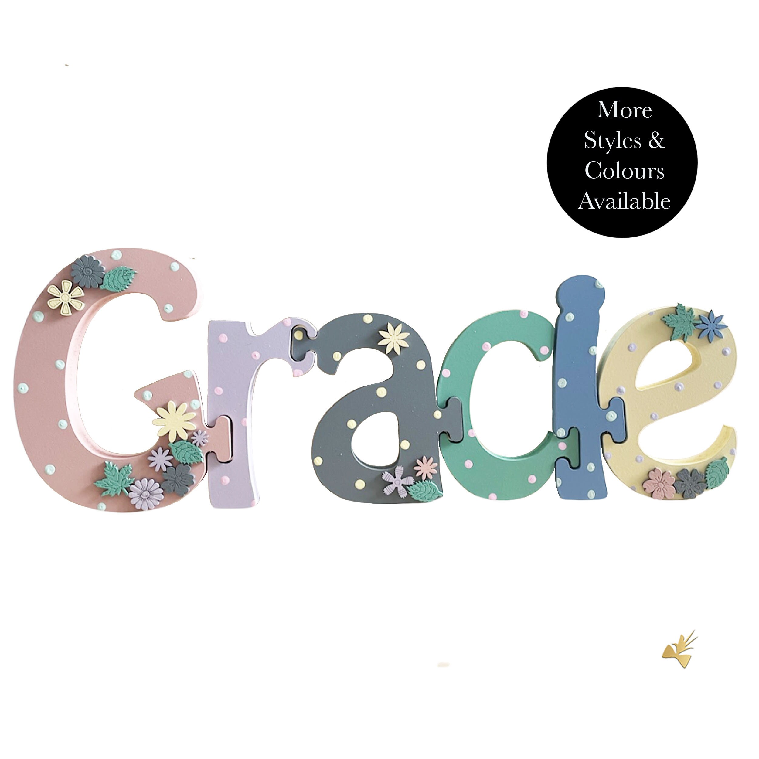 Wooden Name Puzzle Laser Cut Name Sign Name Jigsaw Jigsaw - Etsy UK