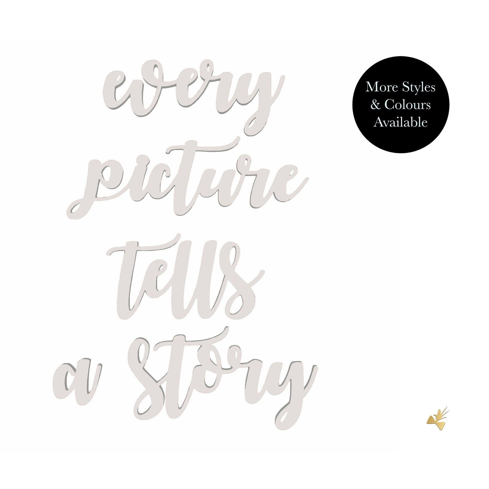 Every Picture Tells a Story Wooden Words Gallery Wall Sign - Etsy UK