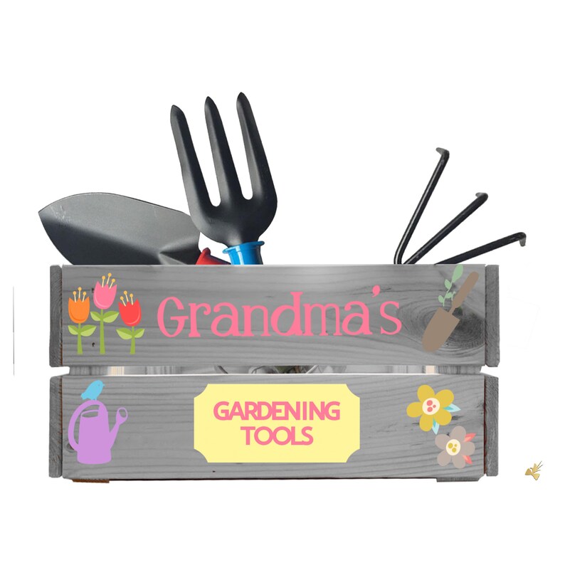 Personalised Garden Tool Storage, Personalised Birthday Day Gift Box ...