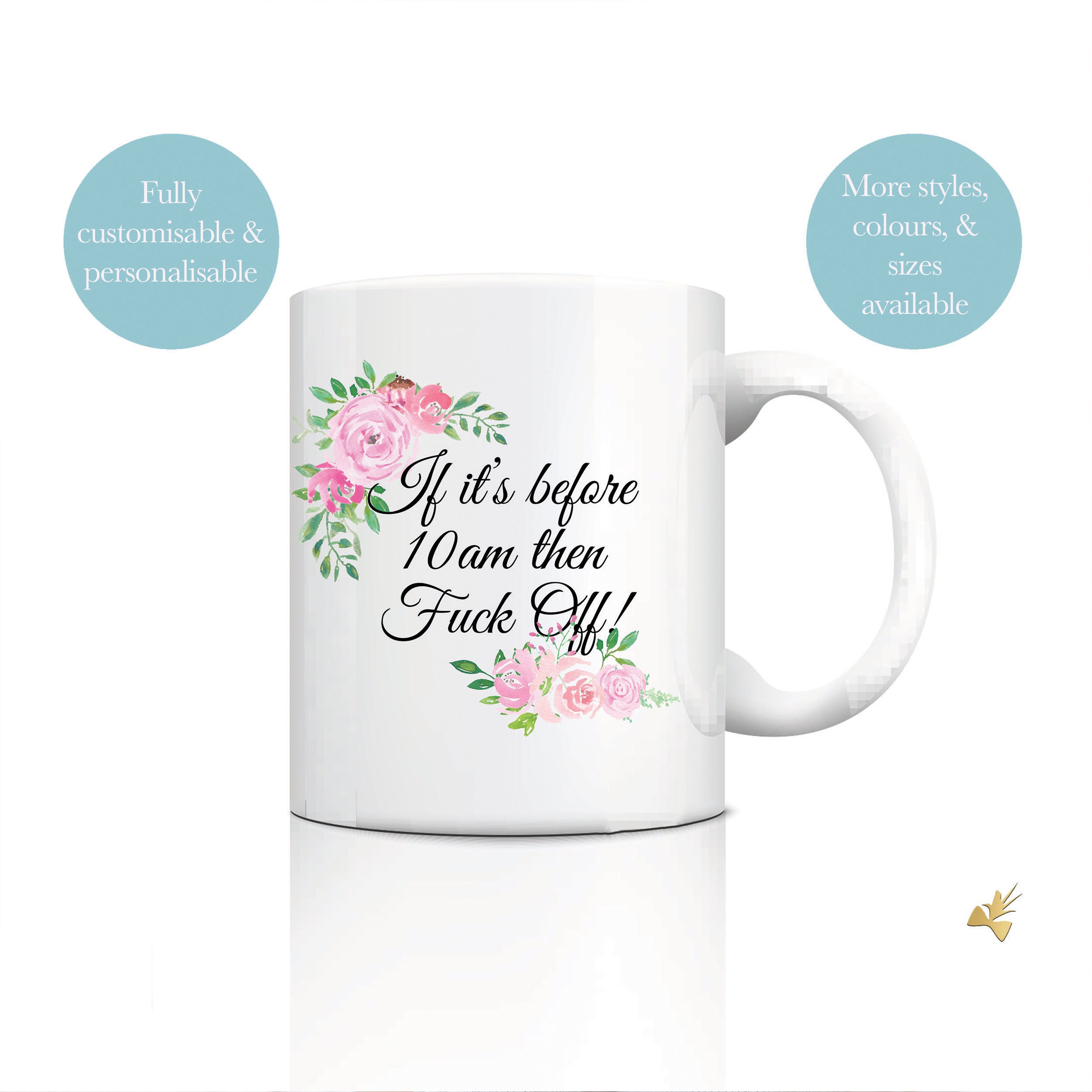 Swearing enamel mug Sarcastic mug Rude gifts Rude mug | Etsy