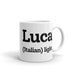 Luca Name Meaning Mug, Birthday Gift for Him, Son Dad Uncle Brother ...