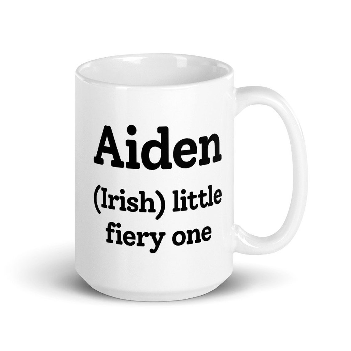Aiden Name Meaning Mug, Birthday Gift for Him, Son Dad Uncle Brother ...