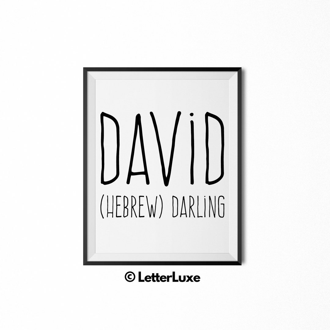 David Name Meaning Art David Gift Printable Baby Shower Etsy david-name-meaning-art-david-gift-printable-baby-shower-etsy
