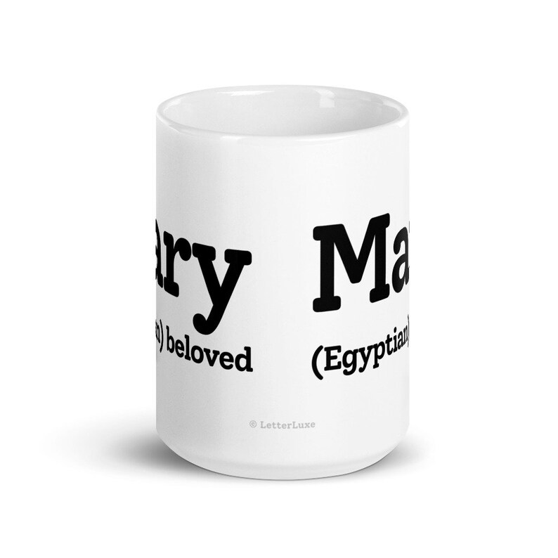Mary Mug, Mary Gift, Mary Name Meaning, Personalized Birthday Gift ...