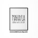 Makayla Name Meaning Art, Printable Baby Shower Gift, Nursery Printable ...