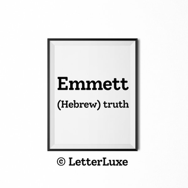 Emmett Name Sign - Etsy