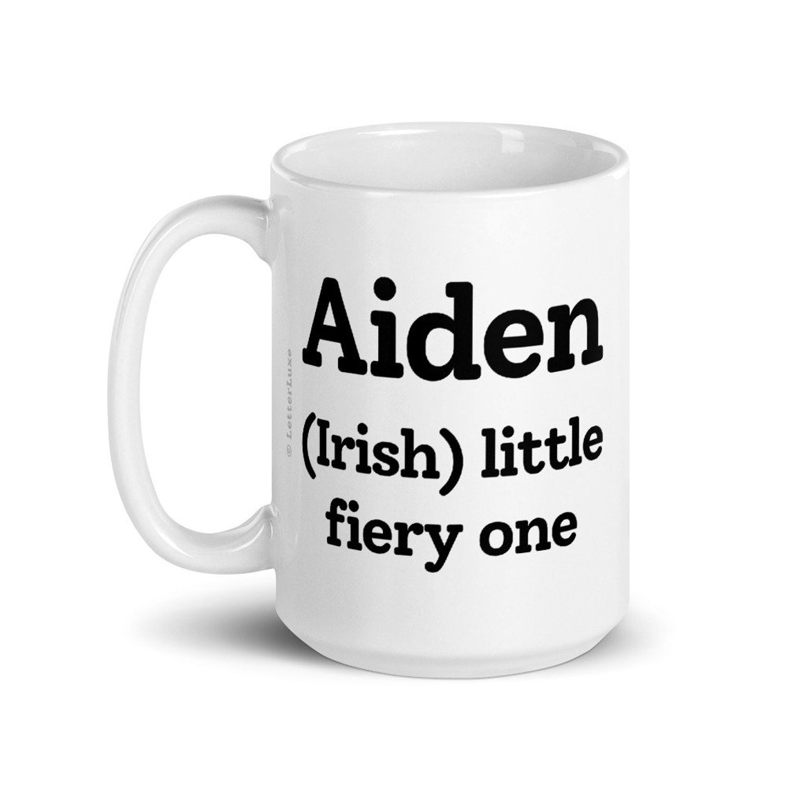 Aiden Name Meaning Mug, Birthday Gift for Him, Son Dad Uncle Brother ...
