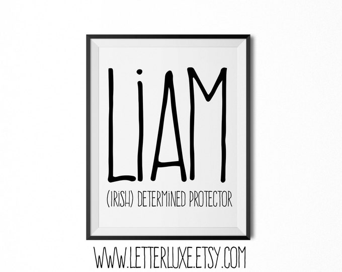 Evan Printable Kids Gift, Evan Gift, Name Meaning Art, Baby Shower Gift ...