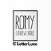 Romy Name Meaning Art, Romy Printable Baby Shower Gift, Nursery ...