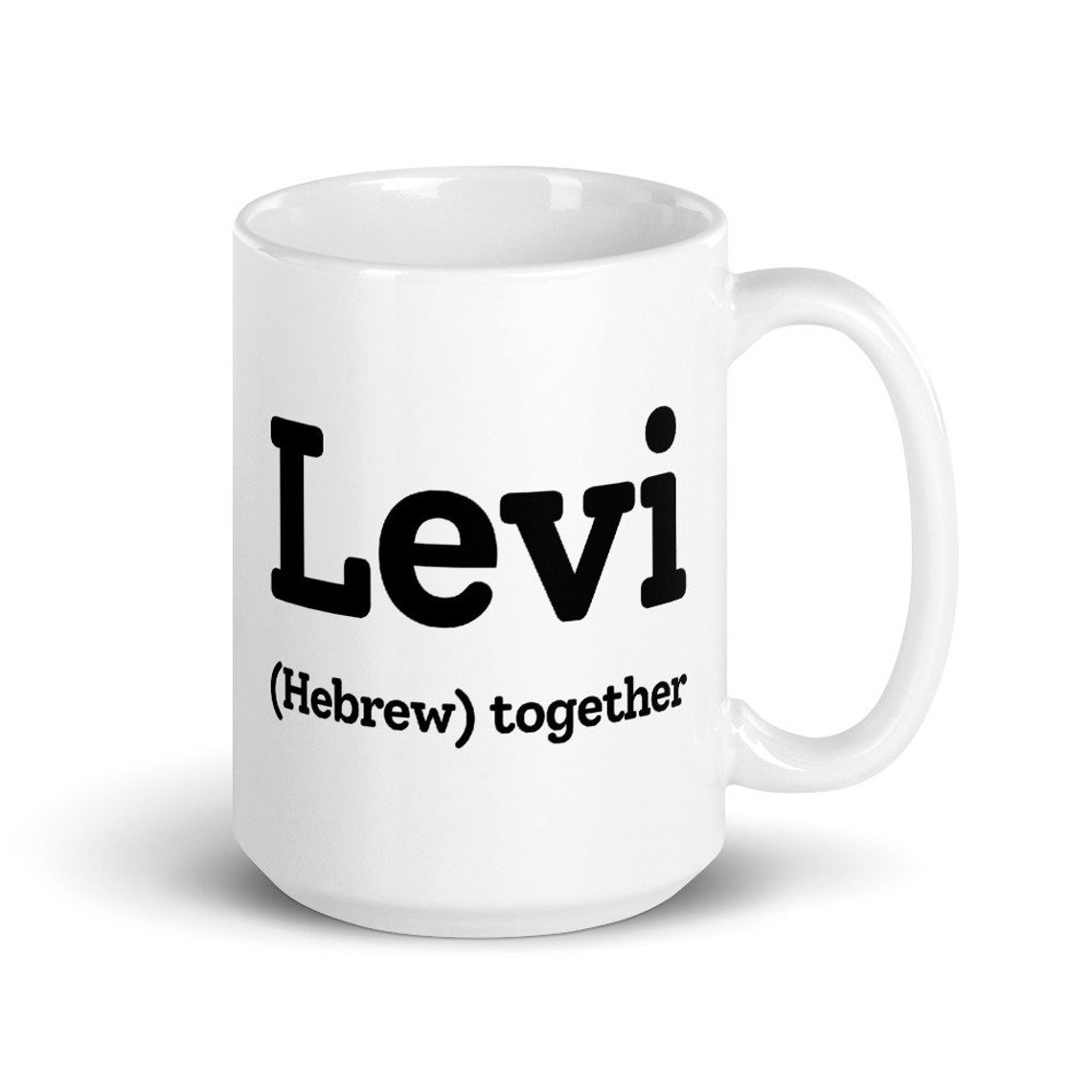 Levi Name Meaning Mug, Birthday Gift for Him, Son Dad Uncle Brother ...