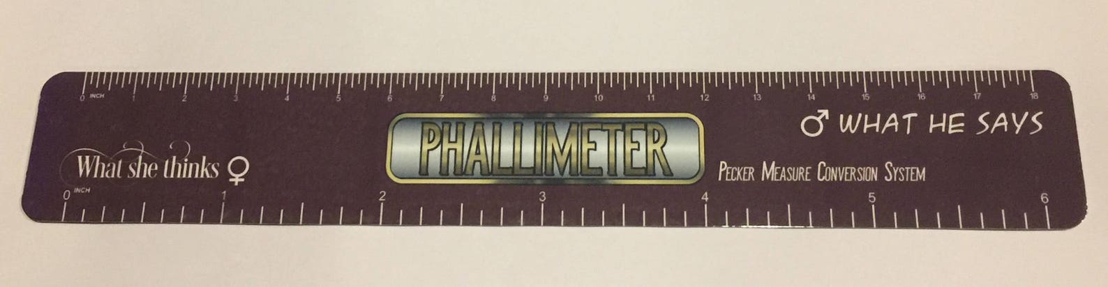 Phallimeter (pecker Measure Conversion System) - Etsy