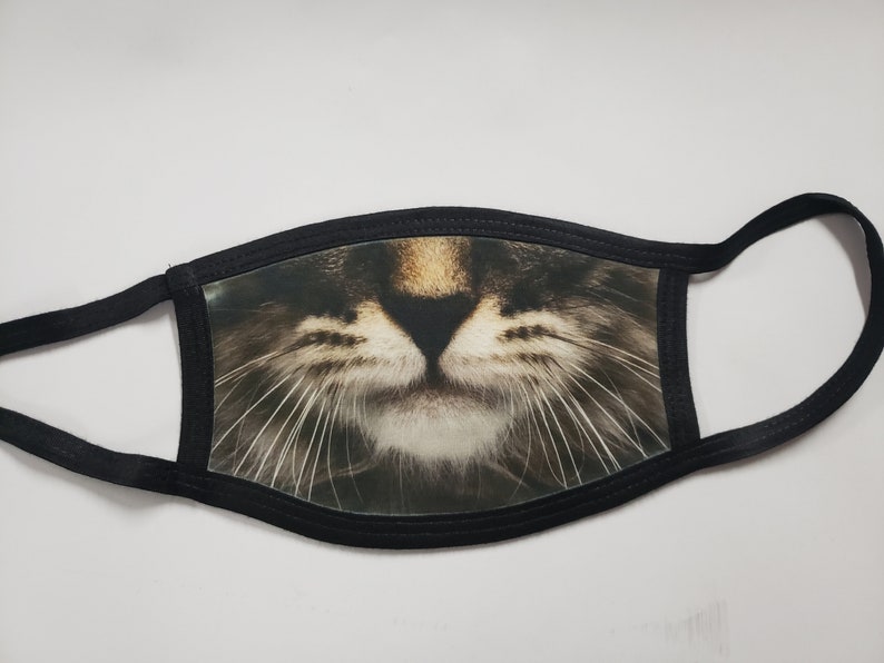 Cat Face Mask - Etsy
