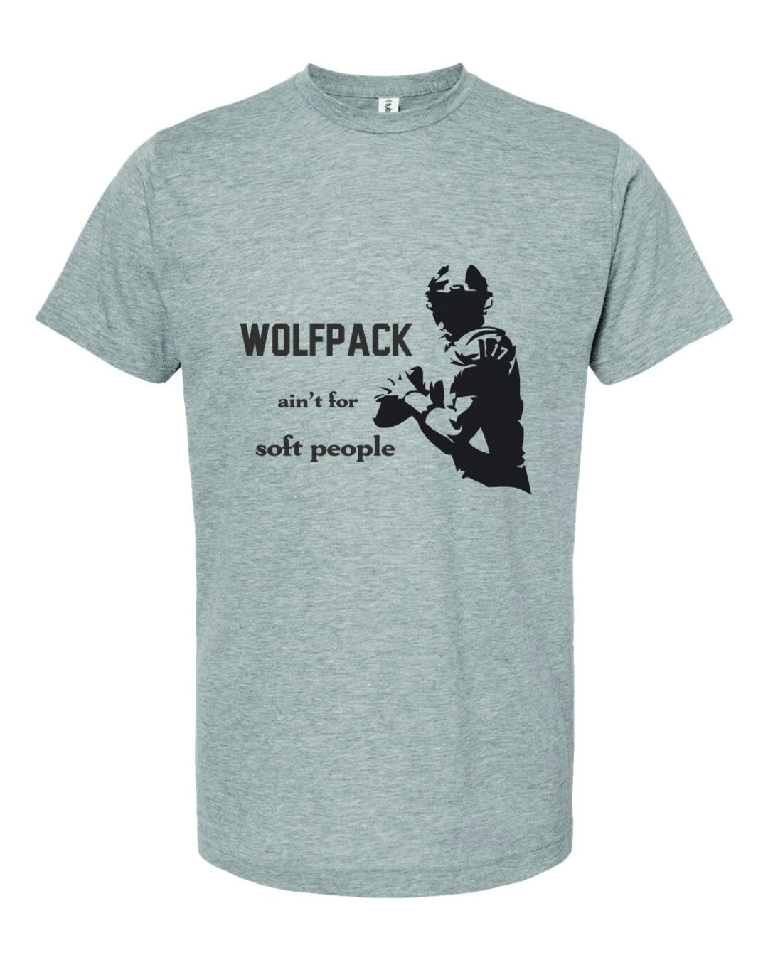 Savage Wolves Ain't for Soft People Slogan Tee - Etsy