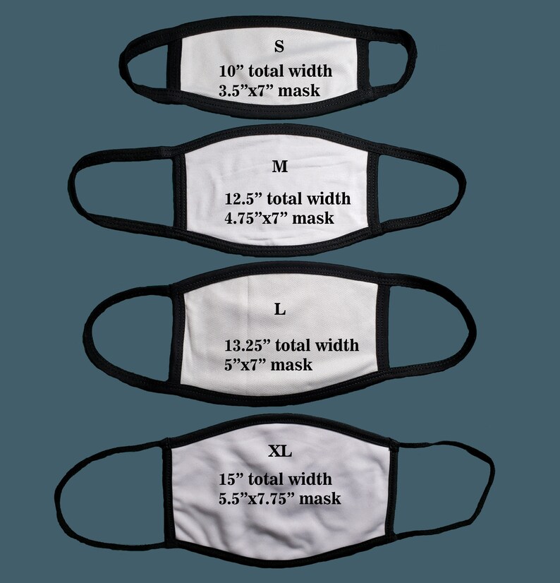 Fu Manchu Moustache Face Mask | Etsy