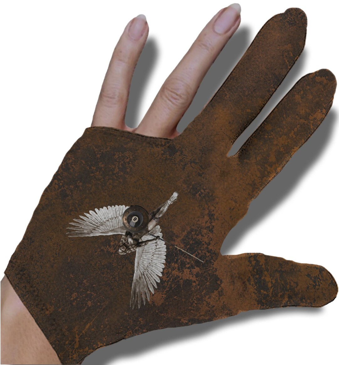 8-ball Warrior Angel Billiard Glove - Etsy