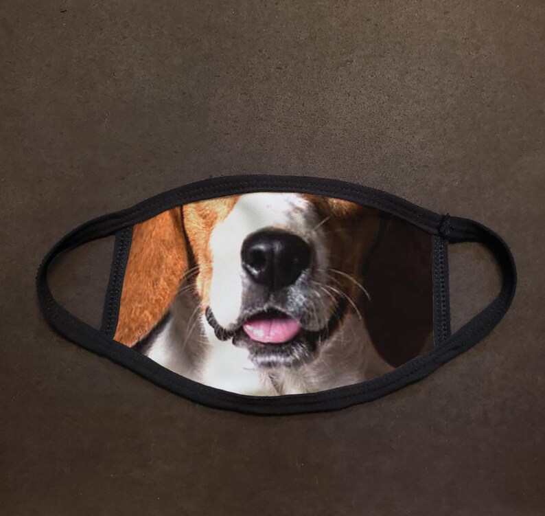 Máscara de cara de perro Beagle Real Face Mask - Etsy España