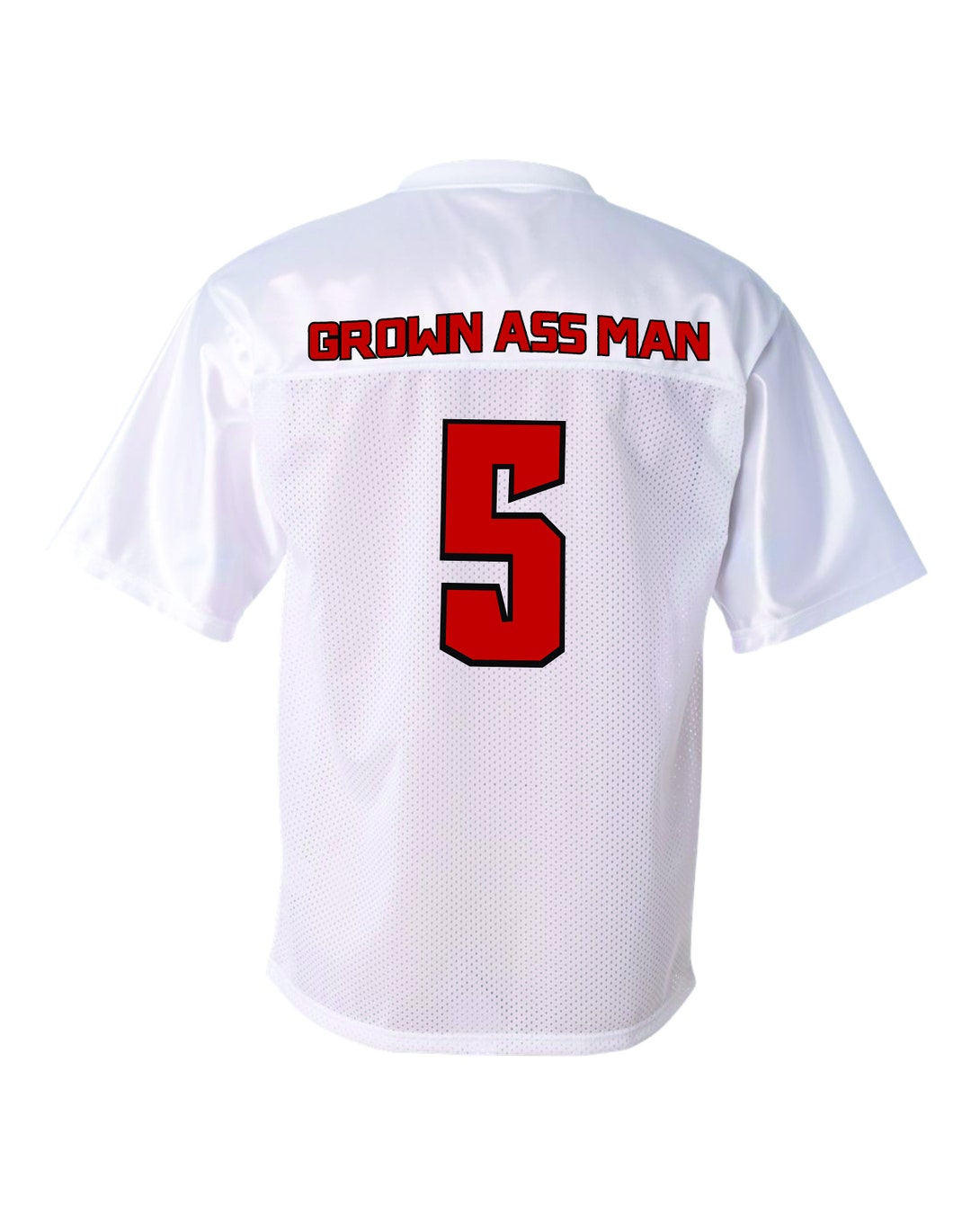 Savage Wolves 5 Grown Ass Man White Football Jersey - Etsy