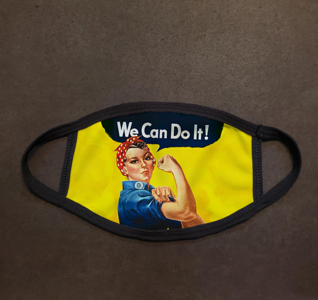 Rosie the Riveter Face Mask - Etsy
